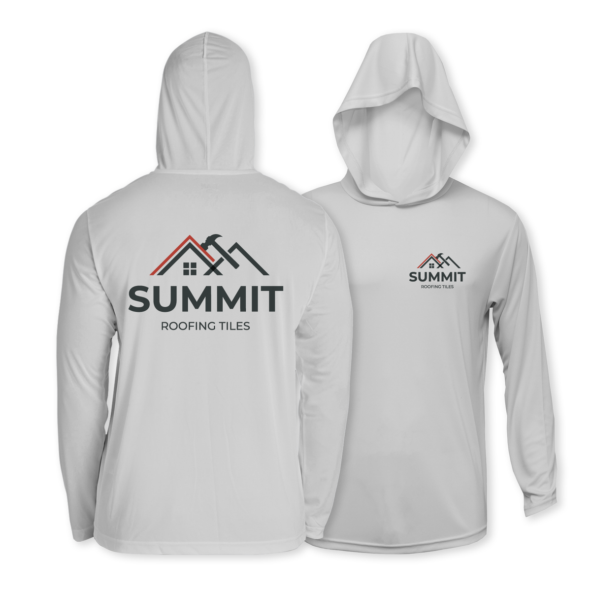 Personalized Roofing Long-Sleeve Hoodie | Performance Wear Bradenton ...