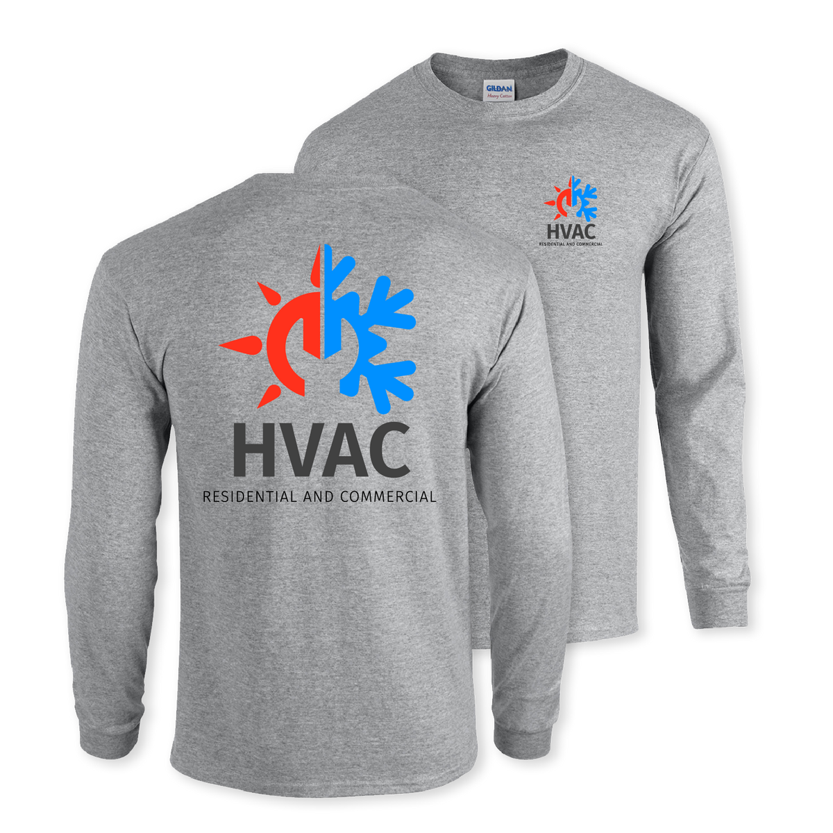 Personalized HVAC Long-Sleeve Tees | Company Shirts Bradenton – Salty ...
