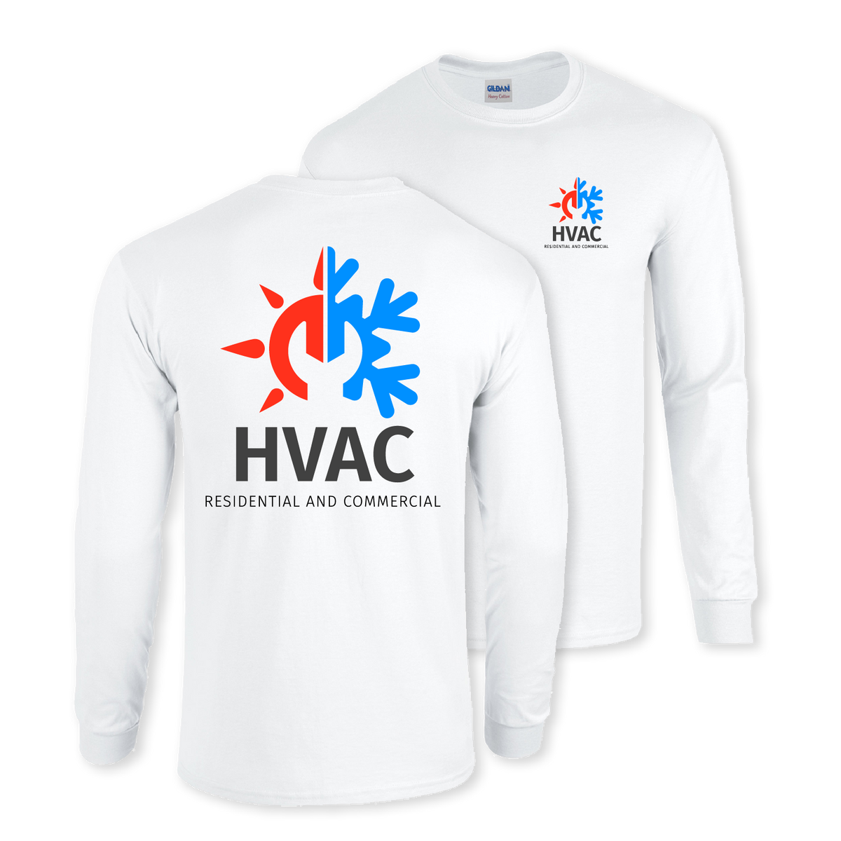 Personalized HVAC Long-Sleeve Tees | Company Shirts Bradenton – Salty ...